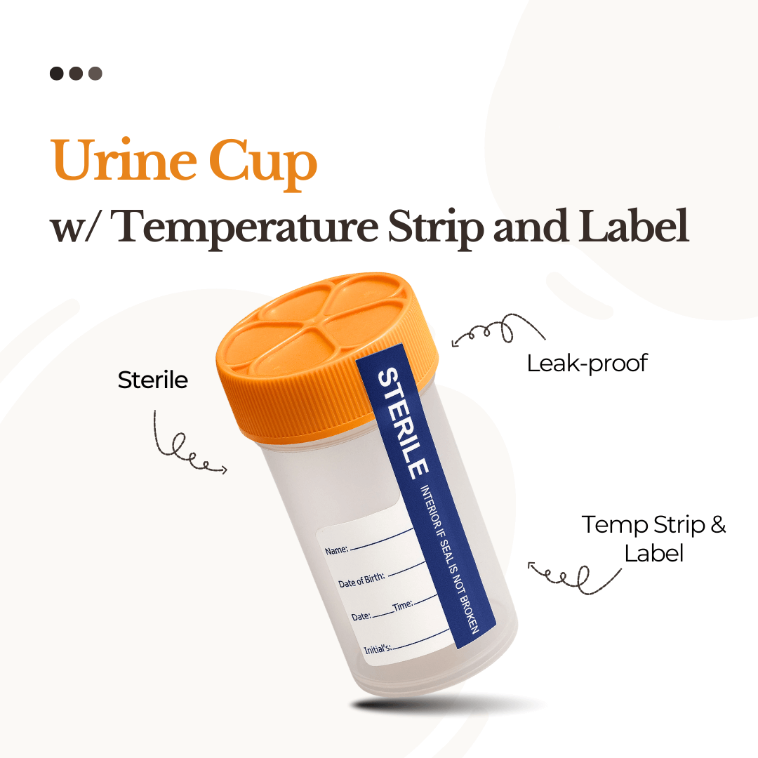 7 Reasons to Choose a Sterile Urine Cup with Temperature Strip & Label ...